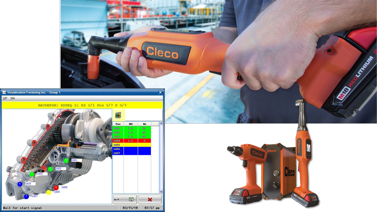 Cleco(クレコツール) × KTC DXウェビナー『作業者と製品に安全を。製造ラインに、つながる電動工具』